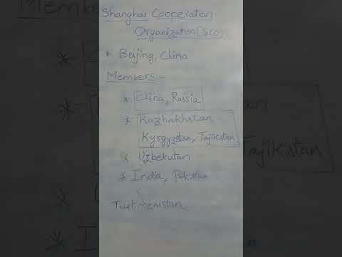 Shanghai Cooperation Organization (SCO) | Master Learning IAS | UPSC CSE 2024 | SSC CGL 2023