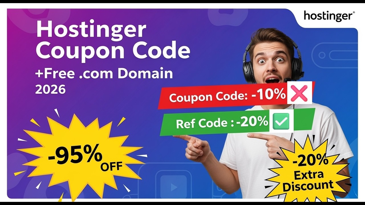 Hostinger Insider discount coupon code [75% +20% ] working updated coupon code