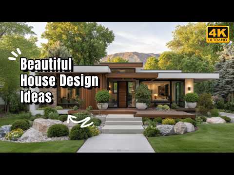 Small Beautiful House Design Ideas | Cozy Minimalist & Modern Micro Home Inspiration.
