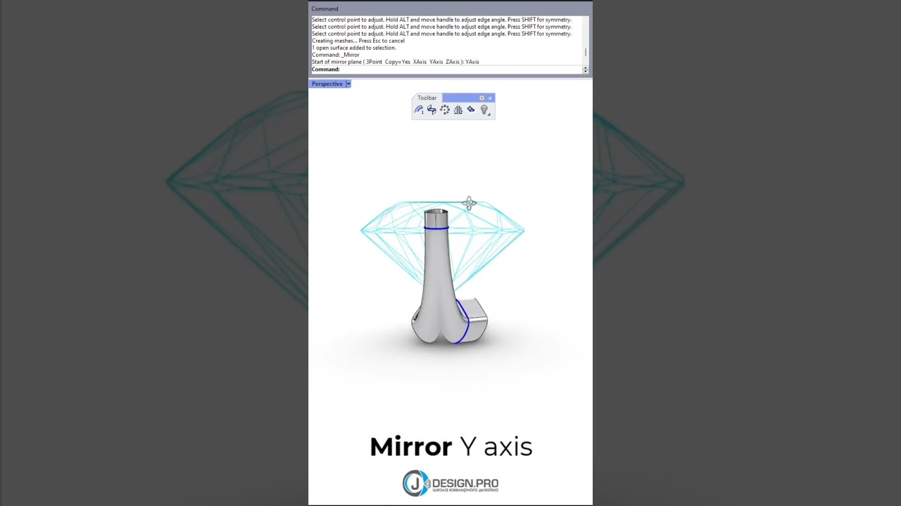 Tiffany Ring fast modeling. #rhino3d #tiffany #fastmodeling #3dtricks4jewellers