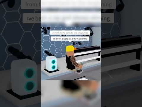 RAP BATTLING as a ROBLOX RAP GOD!