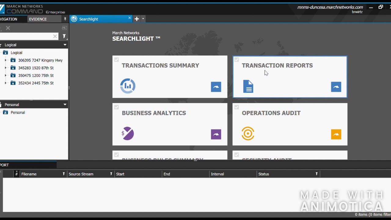 March Networks Command Client Tutorial