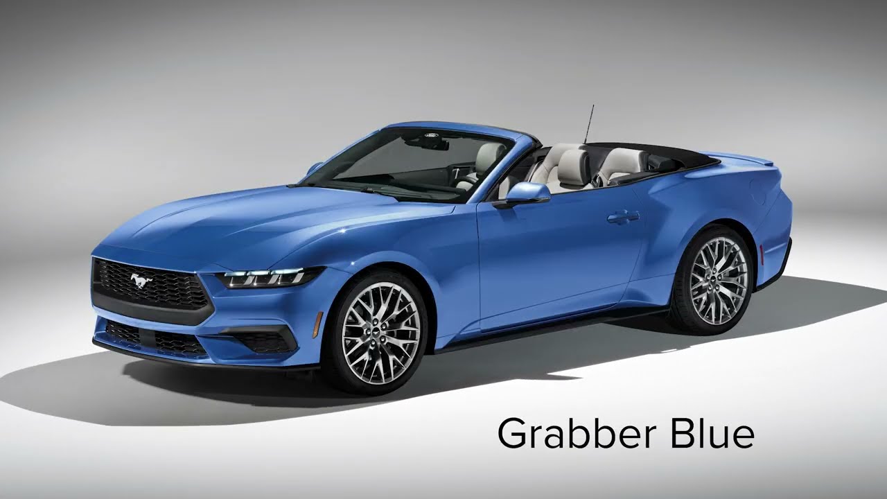 !Todos los colores del Ford Mustang 2024, en todas las versiones, al mismo tiempo! 🎨