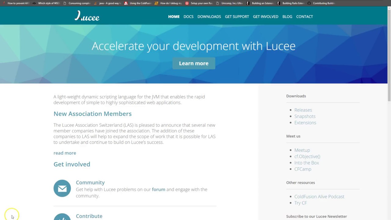 Setting up a Lucee Java extension development environment