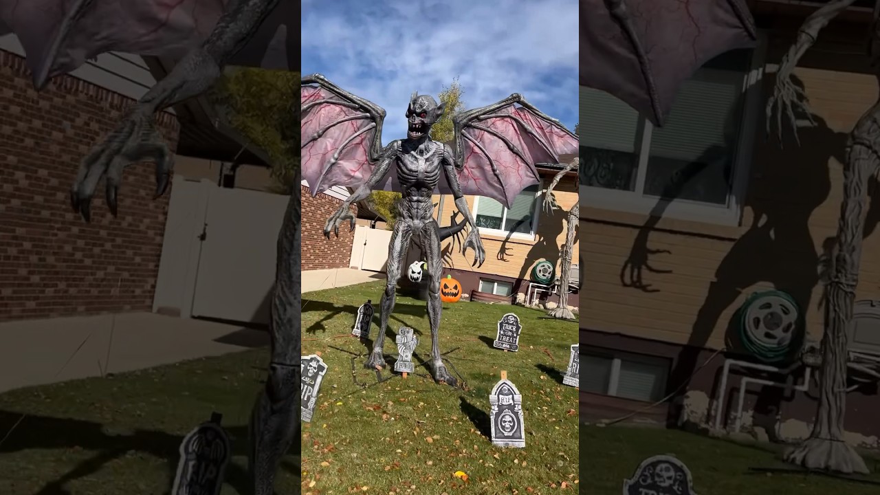 Scary Halloween Decorations outdoor Halloween Decoration Ideas #shorts #halloweendecor Yard Art 💀