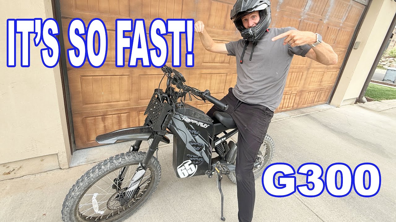 The Best Electric Motorcycle for the money?? Happyrun G300 full review