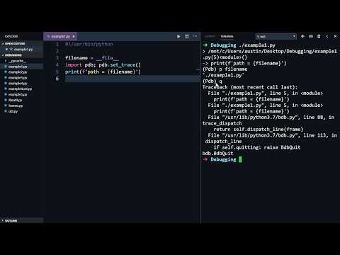 Start Python Debugging With pdb