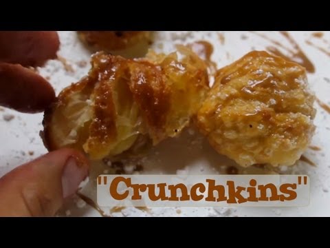 Mini Donut Croissants- Deep Fried - Dr. Pepper Glaze - Crunchkins!! "Recipe"