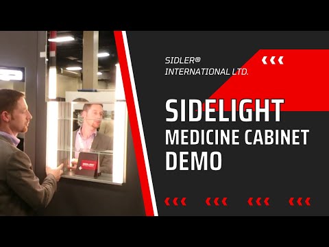 SIDLER SIDELIGHT Medicine Cabinet Demo