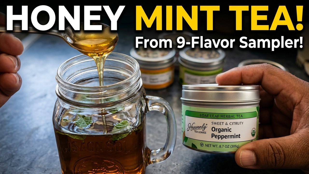 Caffeine-Free 9 Flavor Sampler | Heavenly Tea Leaves Organic Herbal Loose Leaf Tea Sampler Gift Set