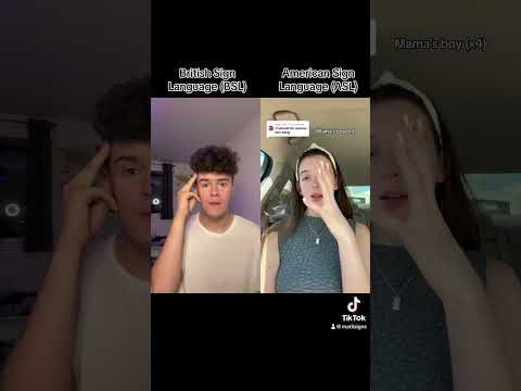 BSL and ASL π€© #britishsignlanguage #bsl #asl #americansignlanguage #signlanguage #coda #deaf