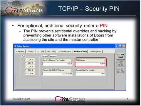 03 Set Network Configuration Doors32 SW Basic