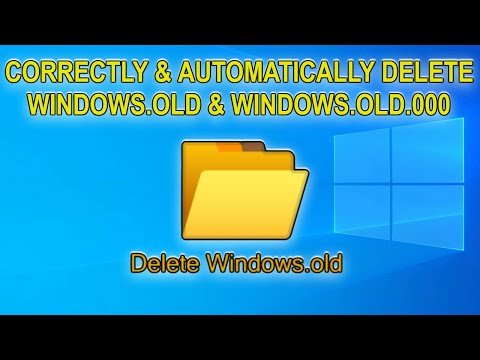 How to Remove Windows old and Windows old.000 correctly on Windows 2020 Guide