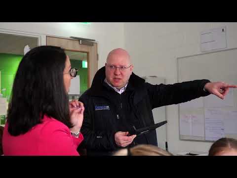 St Mary's Secondary School, Ballina, introduces interactive projection