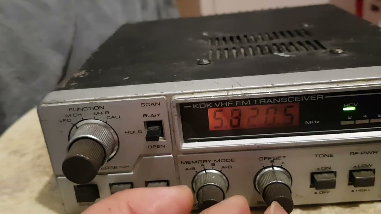 KDK FM 2033 2m Tranceiver Restoration project
