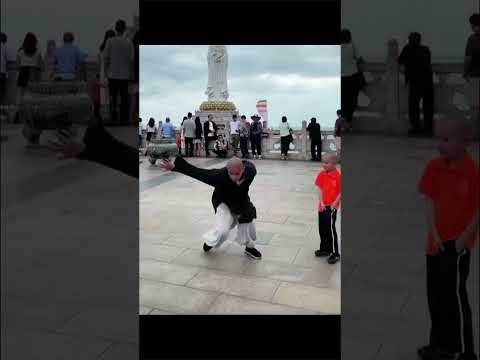 Shaolin monk | The sigma | public reaction #anime #kungfu #martialarts #onepunchman #shaolinwudangk