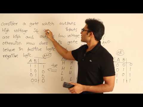 Positive and Negative Logic Video Lecture - Digital Electronics ...