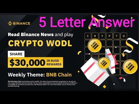 Binance Wodl Game 5 Letter Words Answers Today | 2 September 2022