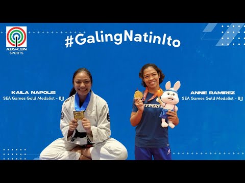 BJJ athletes Kaila Napolis and Annie Ramirez are SEA Games gold medalists!
