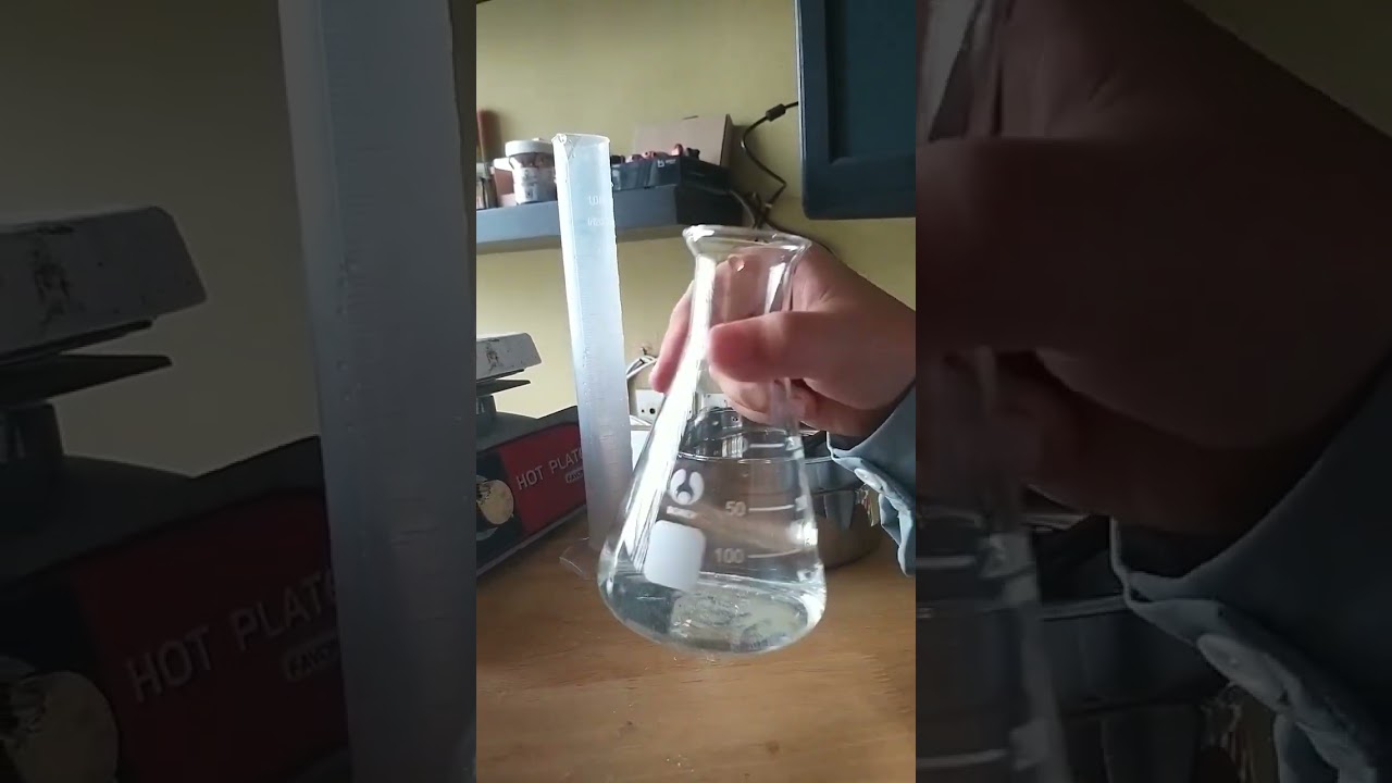 shaking flask to disolve