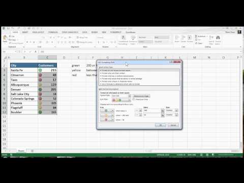 Excel Icon Sets Conditional Formatting Reports [Video] | Steve Chase Docs
