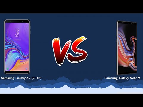 Samsung Galaxy A7 (2018) vs Samsung Galaxy Note 9 - Phone battle!
