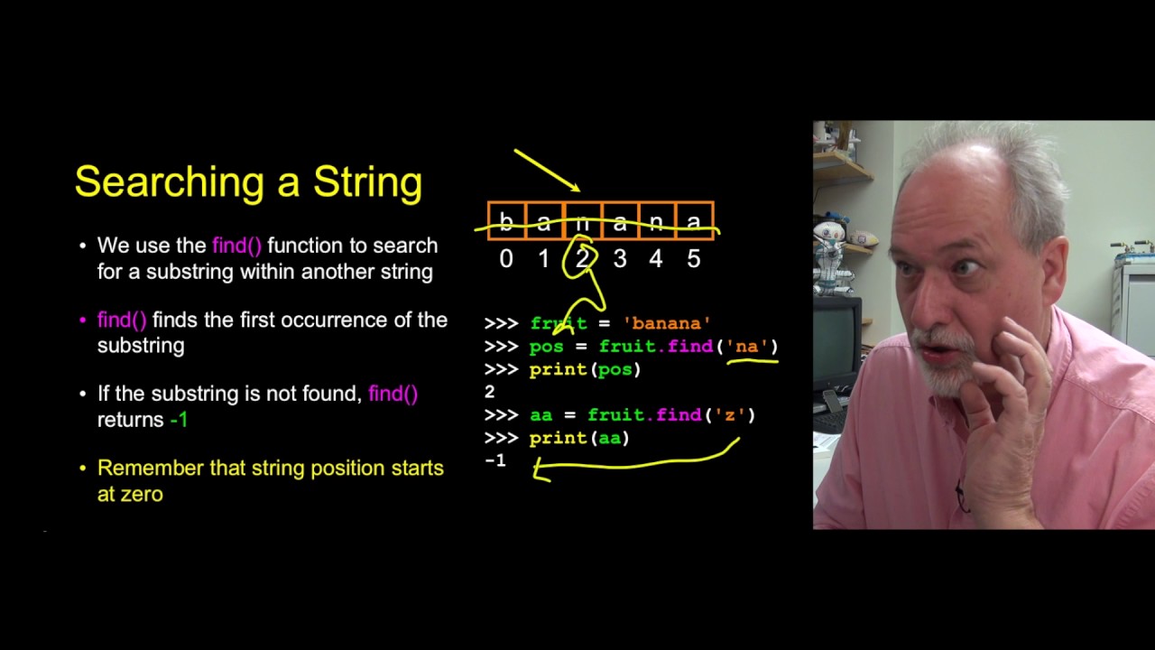 PY4E - Strings (Chapter 6 Part 2)