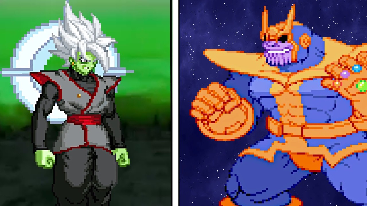 Zamasu vs Thanos | Sprite Animation