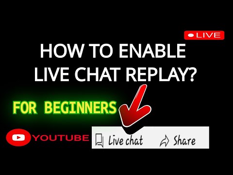 Quick Tutorial How to Enable Live Chat Replay after Live streaming on Youtube for Beginners