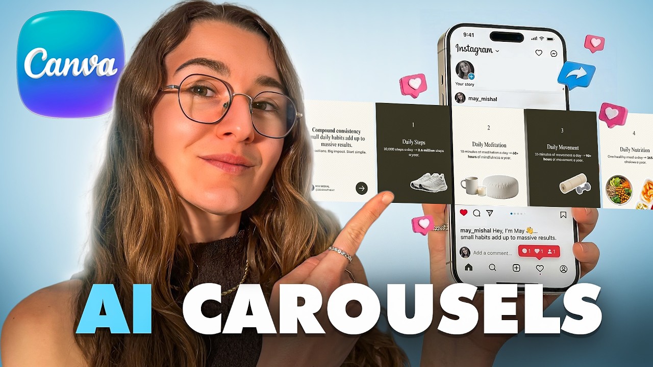 Create Instagram Carousels FAST in Canva (Carousel Studio Tutorial)