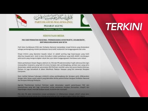 [TERKINI] PN pembangkang konstruktif, kolaboratif, bertanggungjawab dan setia