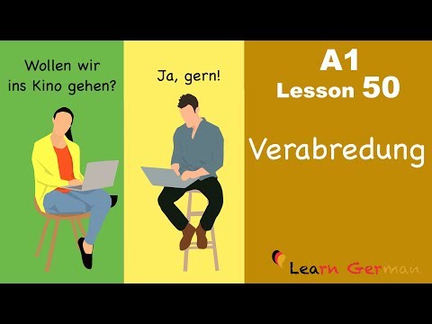 A1 - Lesson 50 | Verabredungen | Appointments | Learn German for beginners