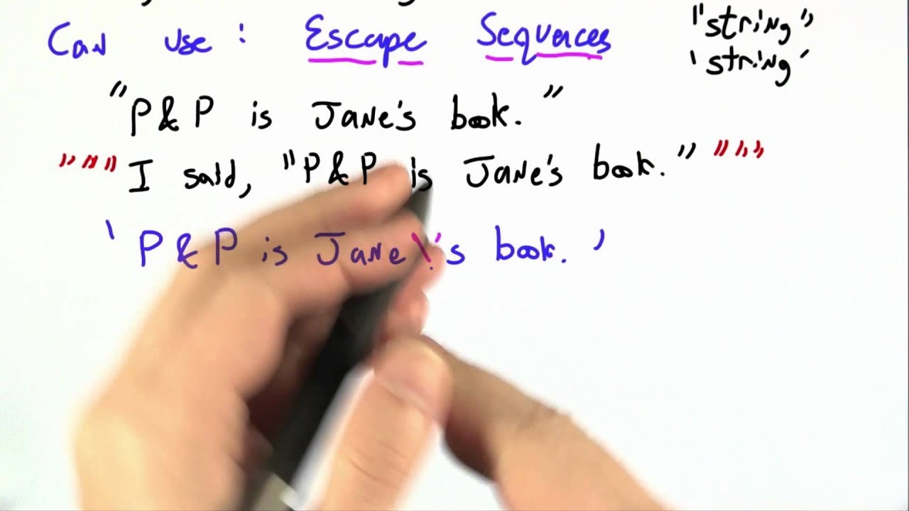 Escape Sequences - Programming Languages