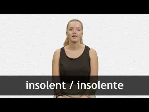 English Translation of “INSOLENT” | Collins French-English Dictionary