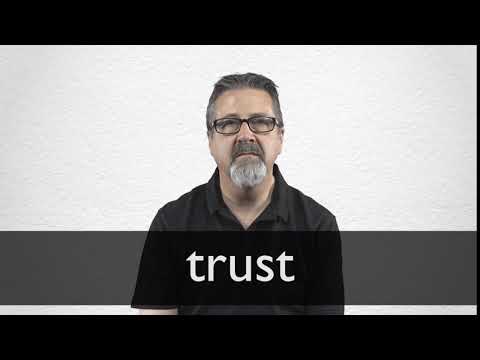 How to pronounce TRUST in British English