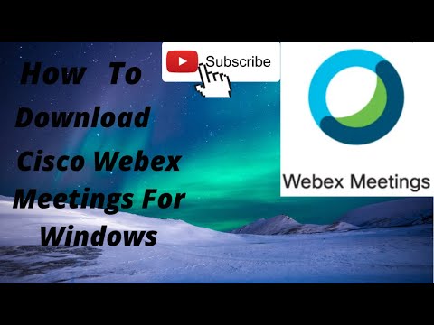 How to download Cisco Webex meetings on Laptop or PC? Very Simple steps.