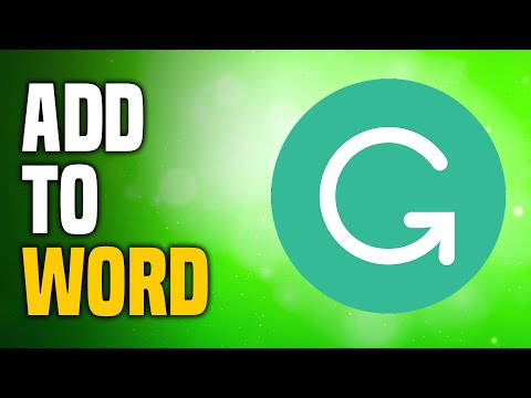 How To Add Grammarly To Word (SIMPLE!)