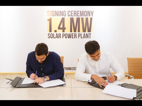 Reon Energy and AGI Denim signed a partnership agreement to install a 1.4MW solar plant