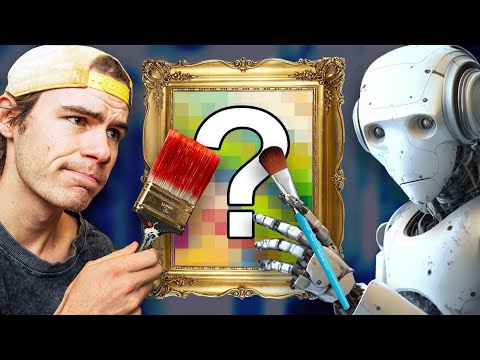 A.I. and Artist Collaborate on a Painting!?
