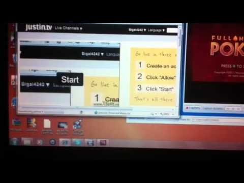 Livestream help vhscrcap and fmle