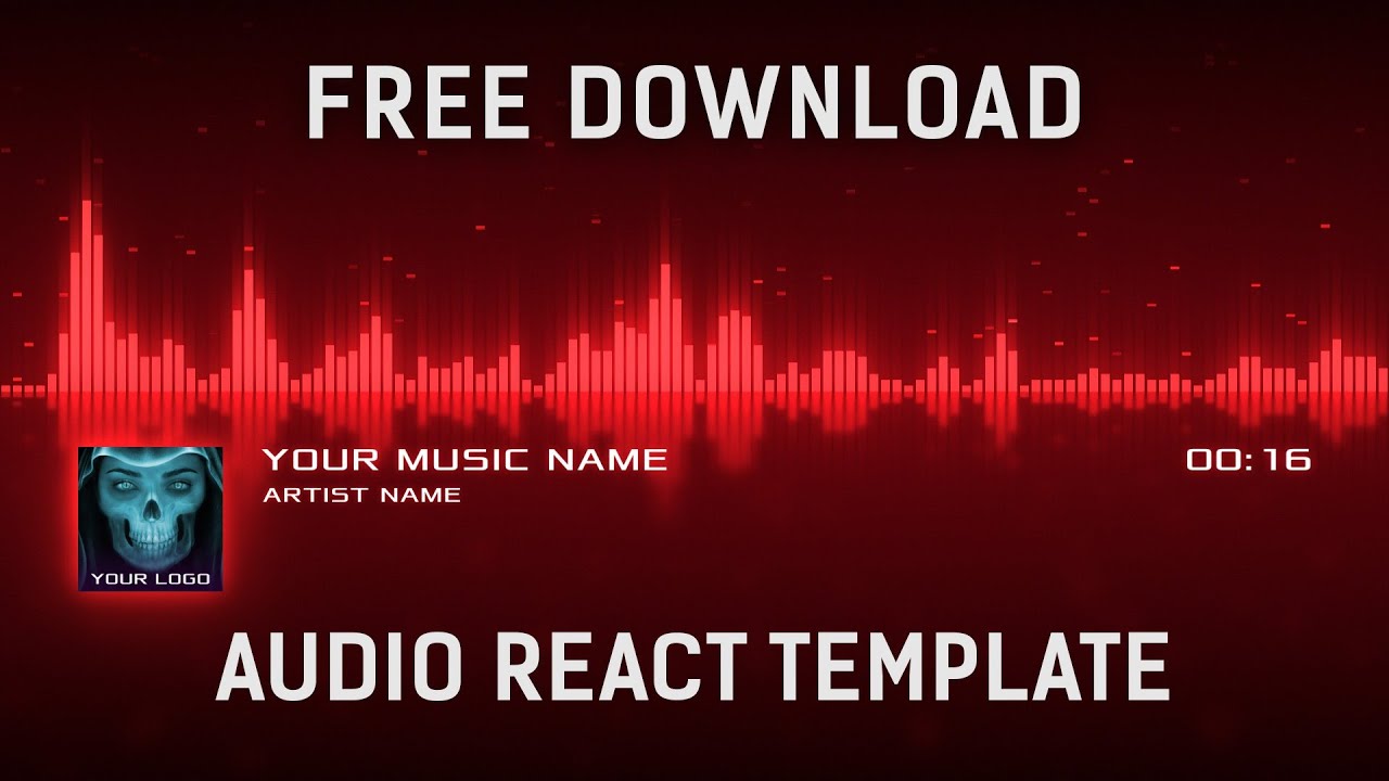 Audio React Visualizer After Effects Template [Free Download]
