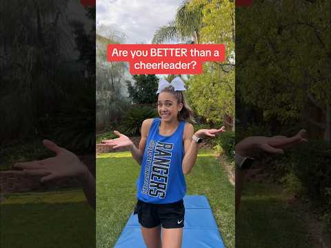 what’s your score on this cheerleader challenge? #cheer #challenge #cheerleader #gymnastics #dance