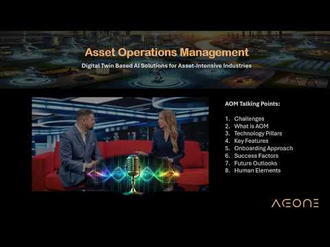 Asset Operations Management (AOM) - Digital Twin Based AI Solutions