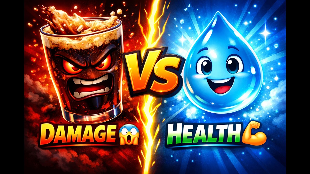 “Drink Coke every day… or only Water? Your body will react VERY differently 😱