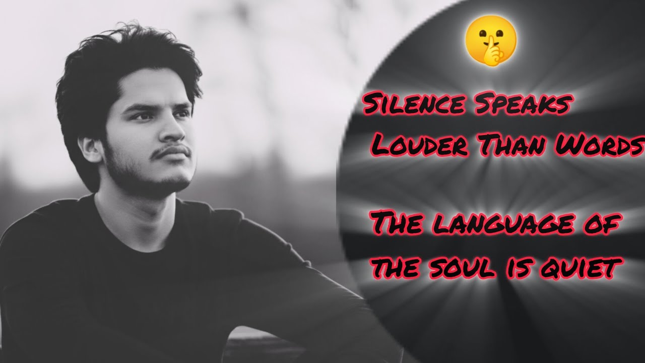 Silence Speaks Louder Than Words 🌙 / in English/English quotes 