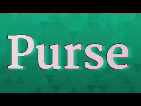 PURSE pronunciation • How to pronounce PURSE