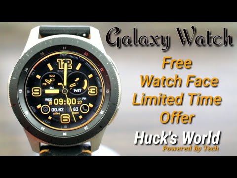Galaxy Watch/Gear 3 Analog/Digital Watch Face Freebie Alert Download While It's Hot