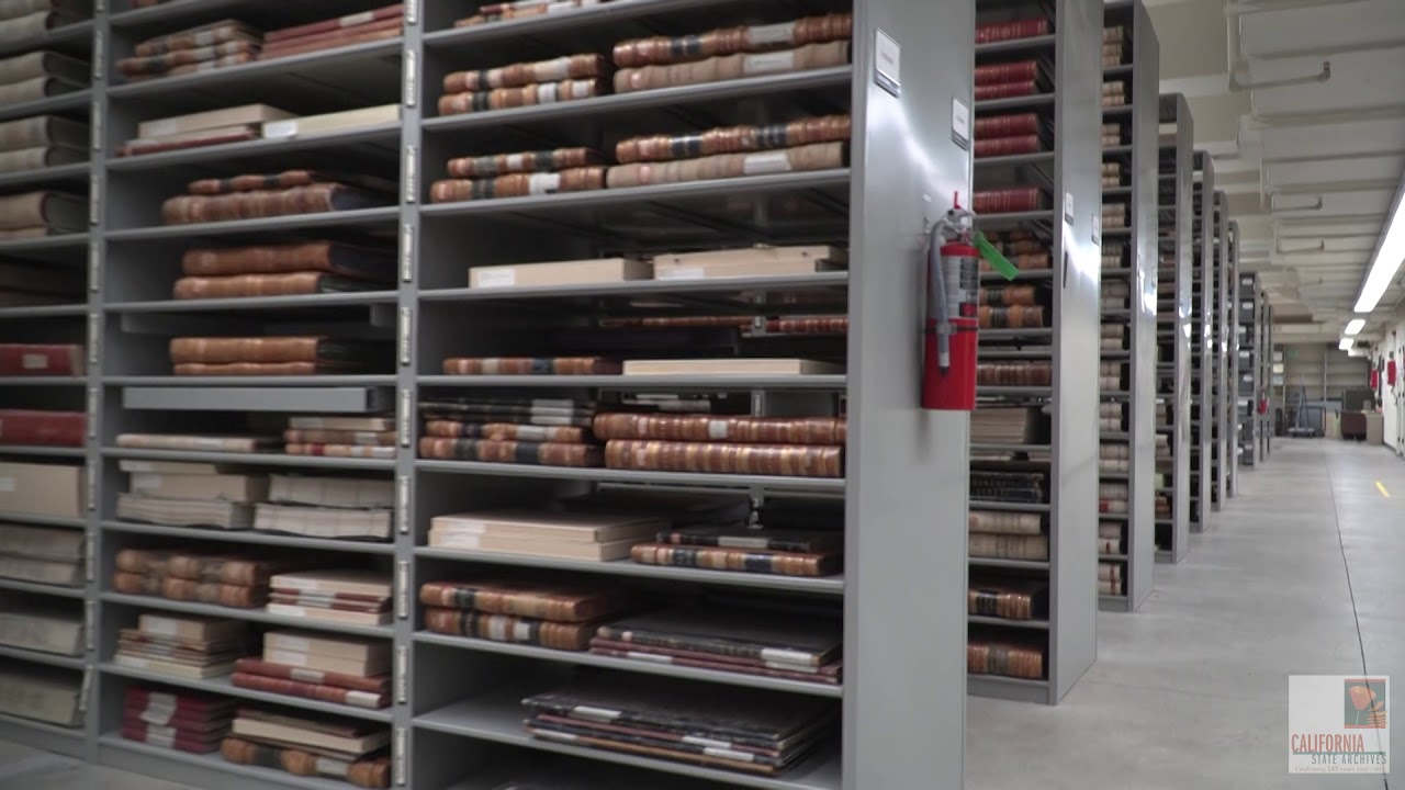 CA State Archives Virtual Tour – The Stacks