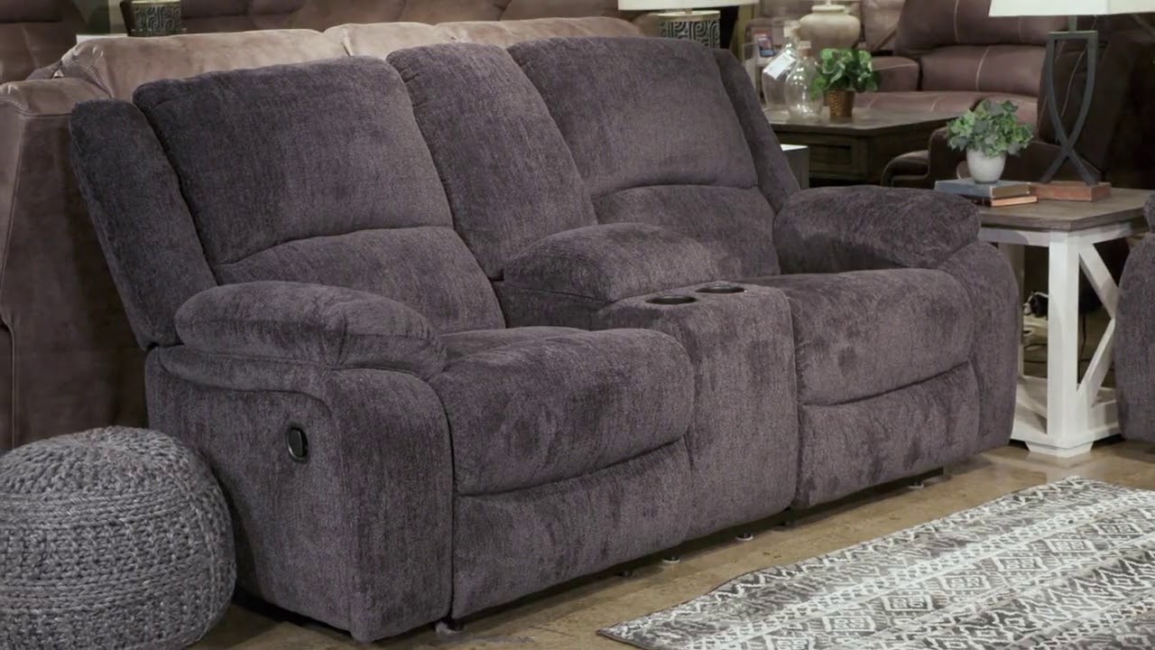 Draycoll Slate Reclining Living Room Set from Ashley | Coleman Furniture