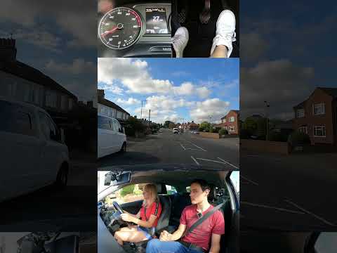 Hatched road markings #drivinglessons